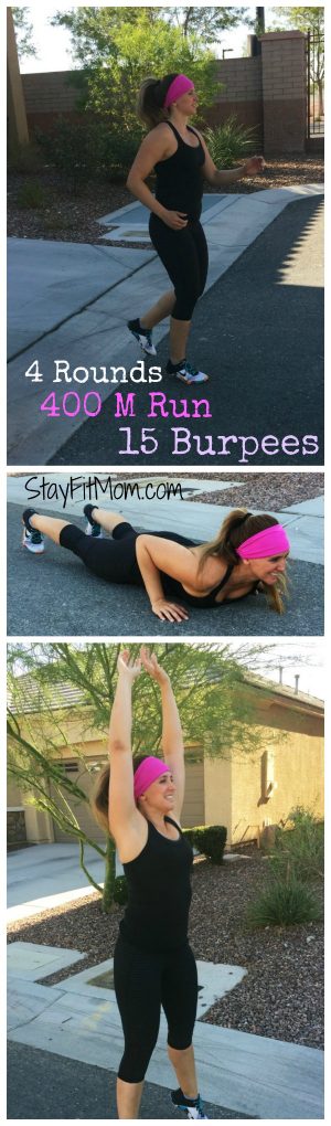 Run and Burpee Workout - Stay Fit Mom
