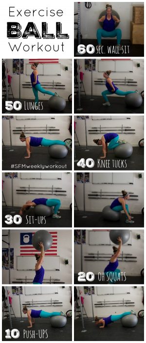 Exercise Ball Workout - Stay Fit Mom