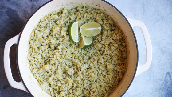 Copycat Cafe Rio Cilantro Lime Rice - Stay Fit Mom