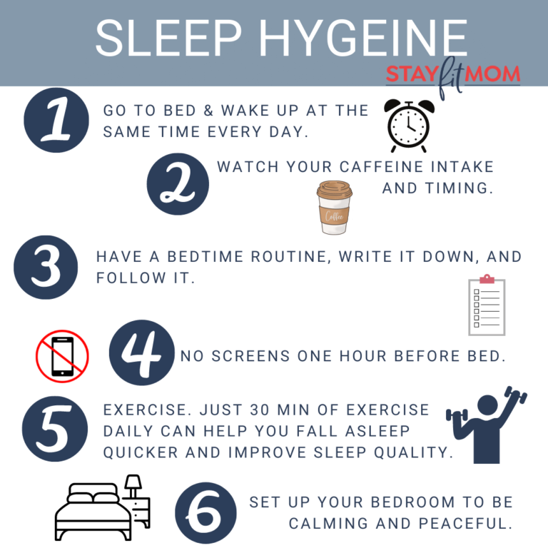 Sleep Hygiene - Stay Fit Mom