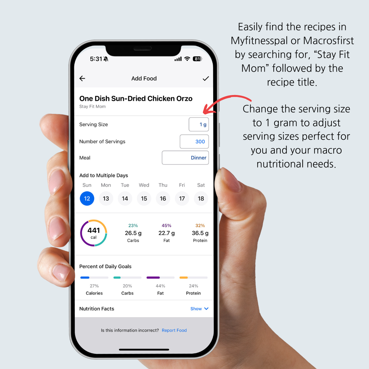 Monthly Macro Meals - Stay Fit Mom