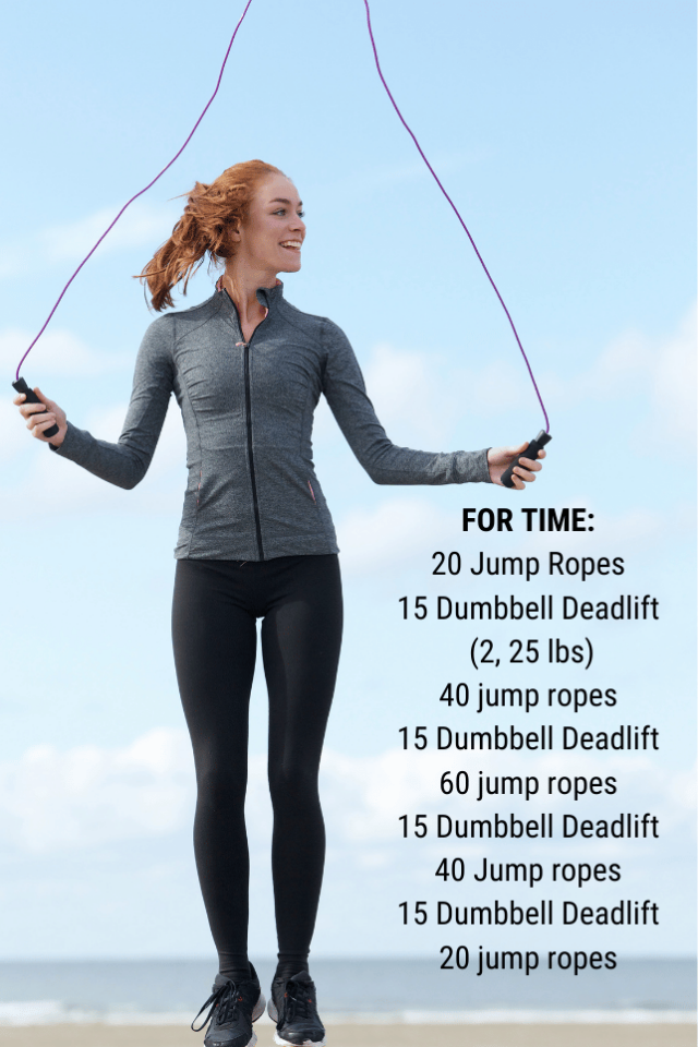 Jump Rope & Deadlift Workout - Stay Fit Mom