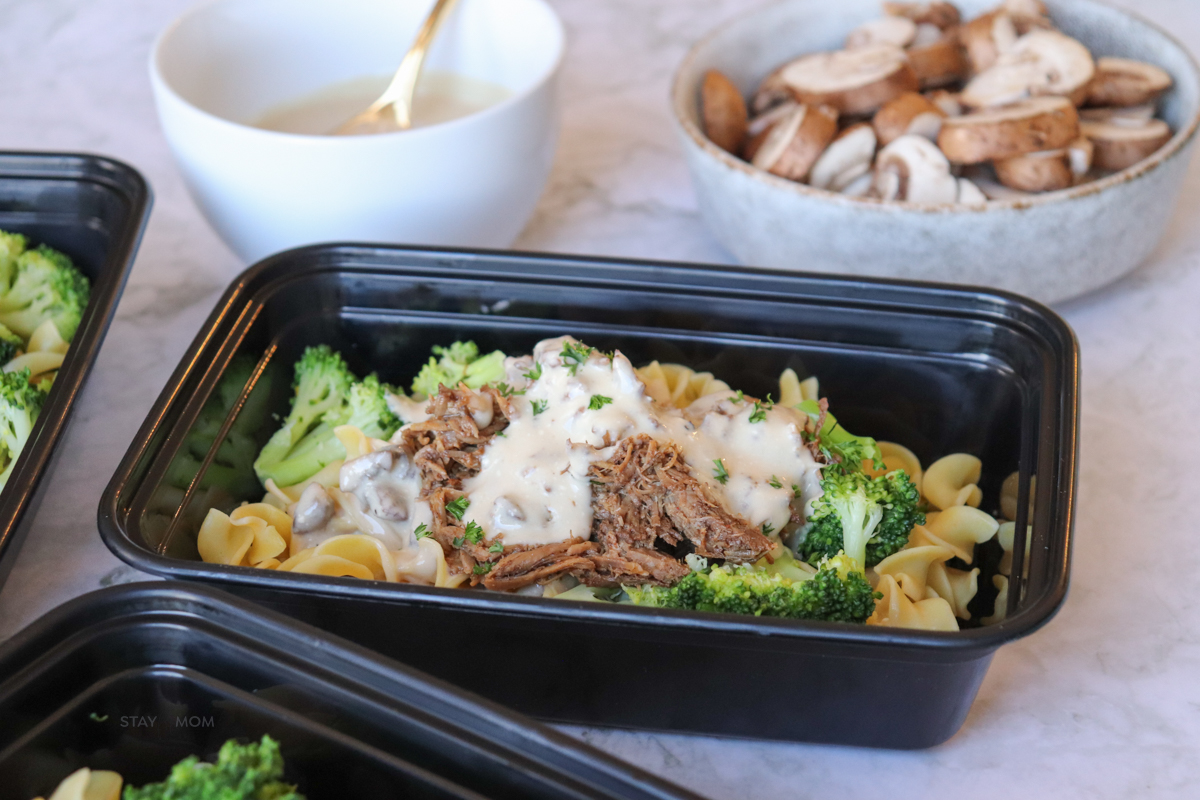 Beef Stroganoff Bowls - Stay Fit Mom