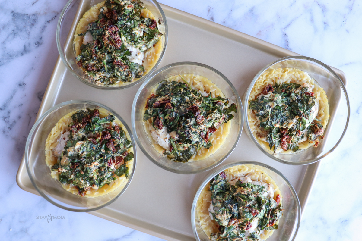 Sun Dried Chicken Orzo Easy Bakes - Stay Fit Mom