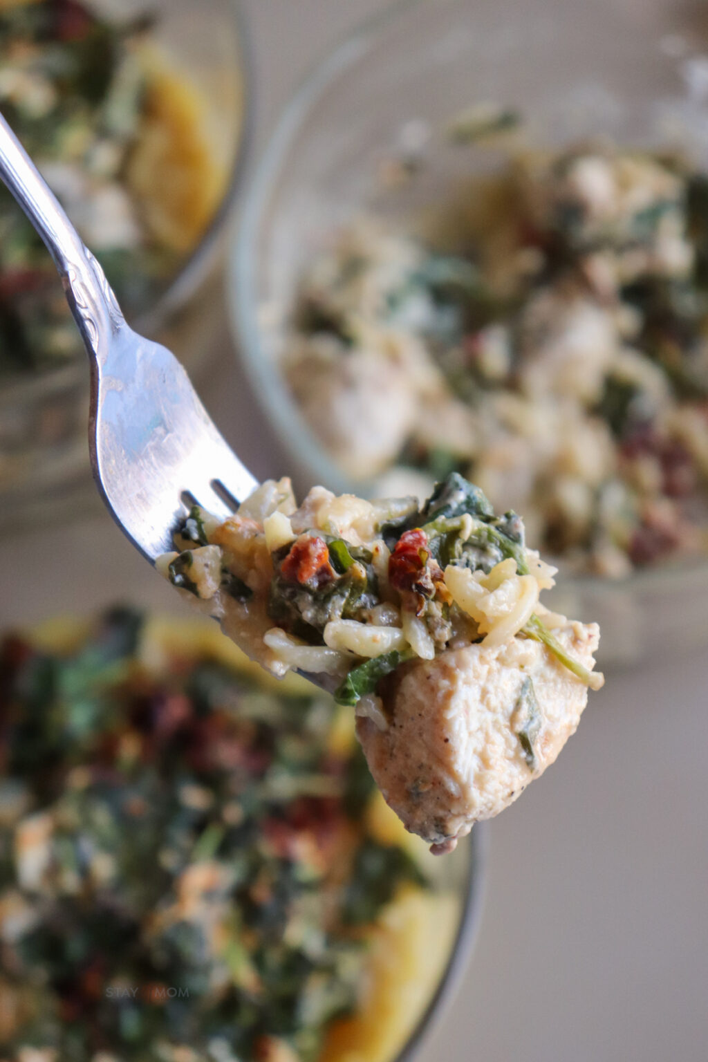 Sun Dried Chicken Orzo Easy Bakes - Stay Fit Mom