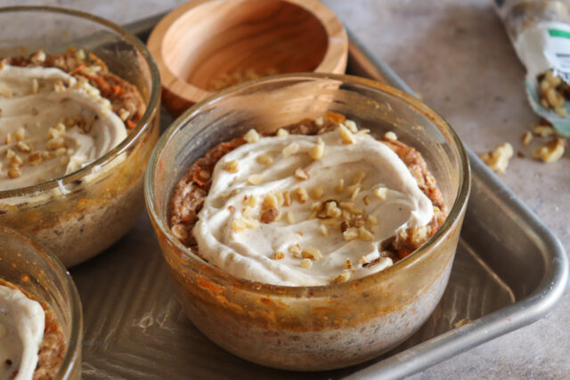 Carrot Cake Baked Oats - Stay Fit Mom