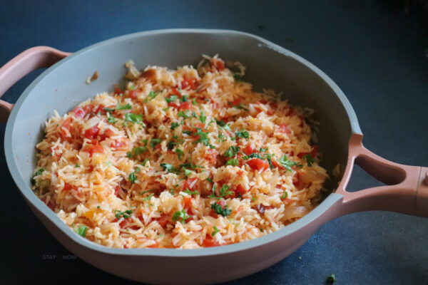 Easy Macro-Friendly Spanish Rice - Stay Fit Mom
