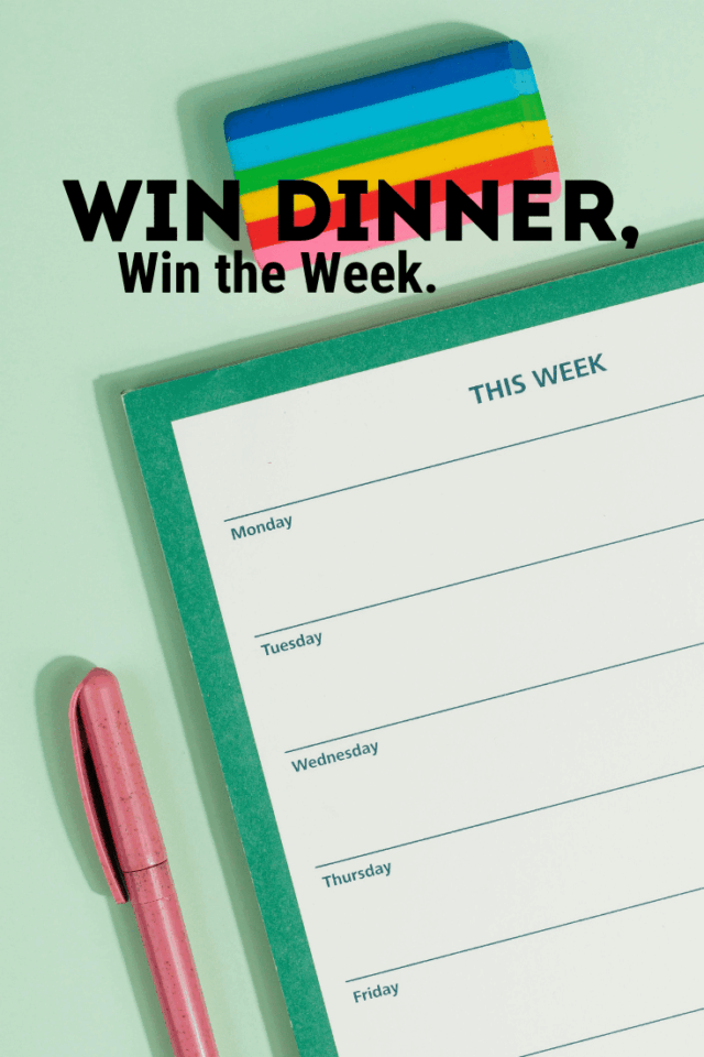 Win Dinner, Win the Week - Stay Fit Mom